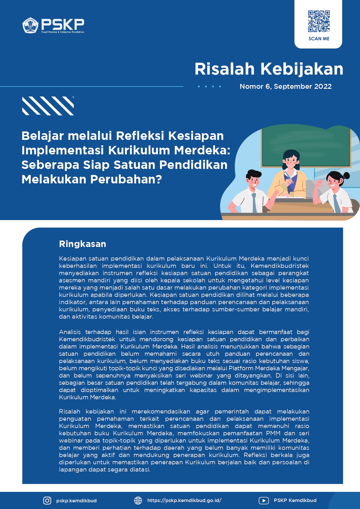 Belajar melalui Refleksi Kesiapan Implementasi Kurikulum Merdeka ...