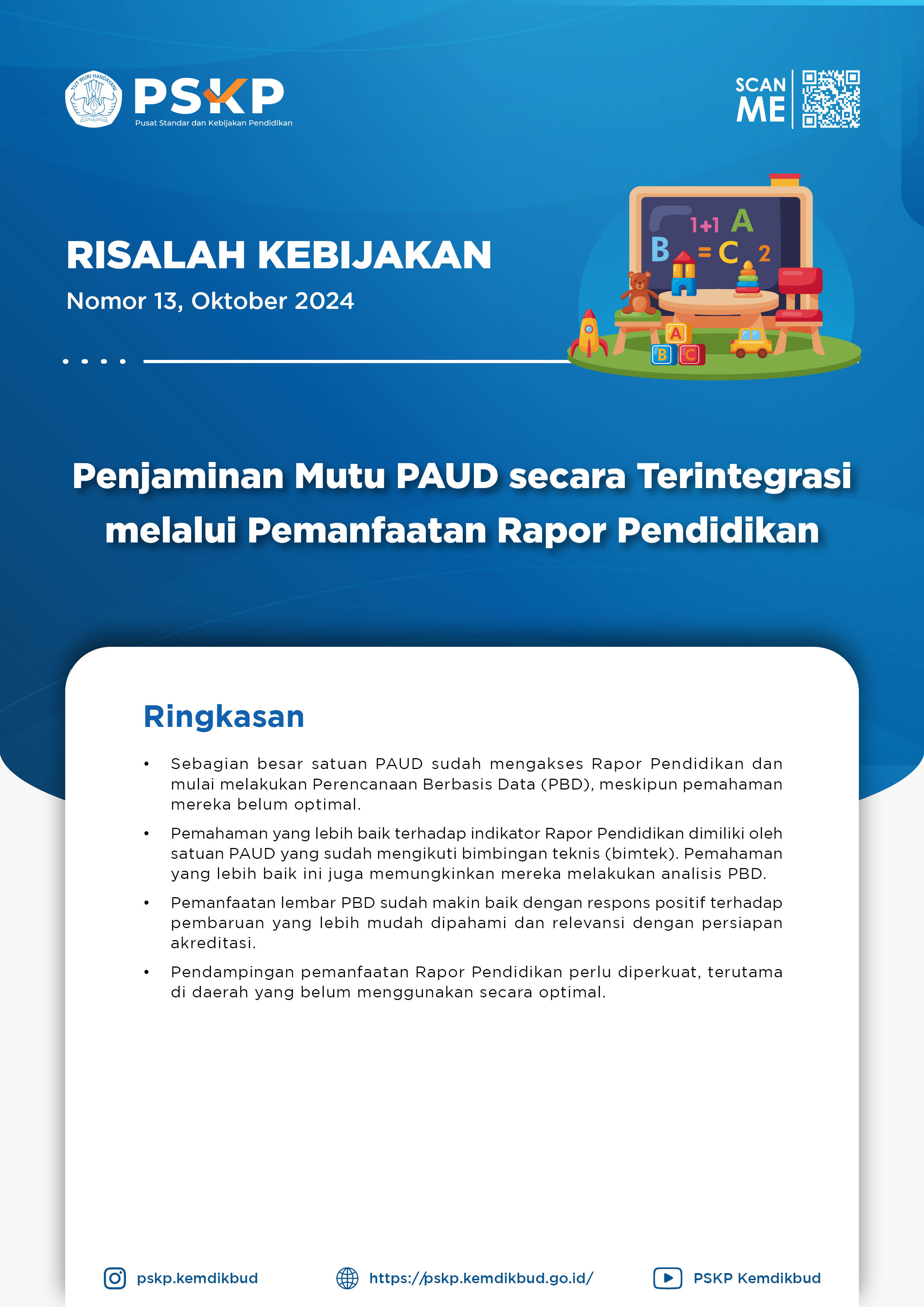 Penjaminan Mutu PAUD secara Terintegrasi melalui Pemanfaatan Rapor ...