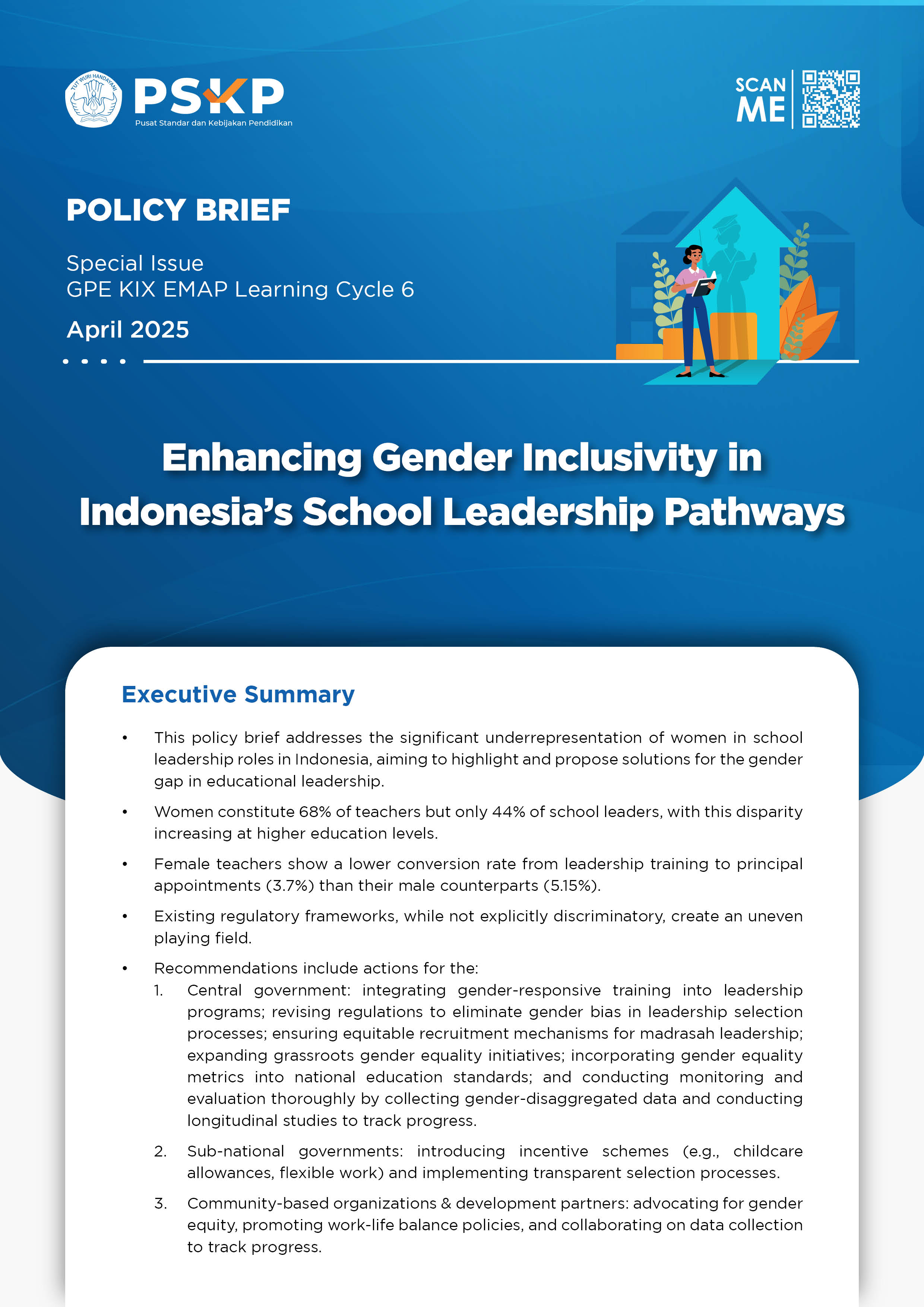 Enhancing Gender Inclusivity in Indonesia’s School Leadership Pathways ...